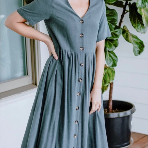 Neuflora | Dresses | Neuflora Austria Dress Blue | Poshmark